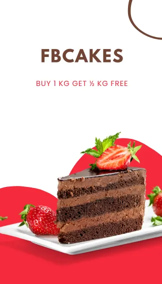 FB Cakes | Offer Now (Buy 1 kg Get 1/2 kg Free!)