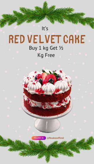 FB Cakes | Offer Now (Buy 1 kg Get 1/2 kg Free!)